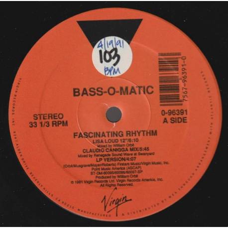 BASS-O-MATIC - FASCINATING RHYTHM LISA LOUD - CLAUDIO CANIGGIA MIX - LP ...