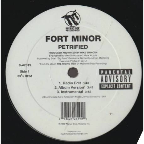 FORT MINOR - PETRIFIED / REMEMBER THE NAME ( RADIO EDIT - ALBUM VERSION ...